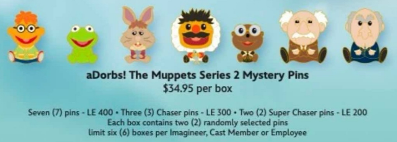 PREORDER: ADORBS The Muppets Series 2 Mystery Pin Box – Great Stone Dragon
